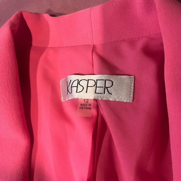 Kasper | Jackets & Coats | Kasper Vibrant Pink Jacket | Poshmark